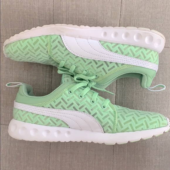 Puma | Shoes | Mint Green Puma Running Shoes | Poshmark